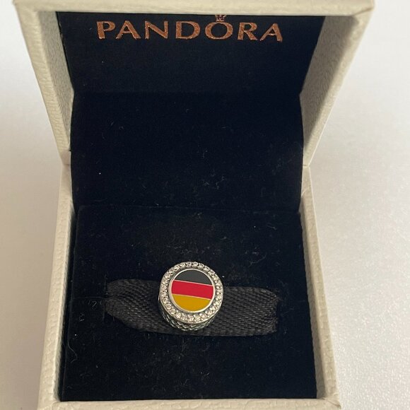 Pandora | Jewelry | Pandora Germany Flag Exclusive Bead Charm | Poshmark